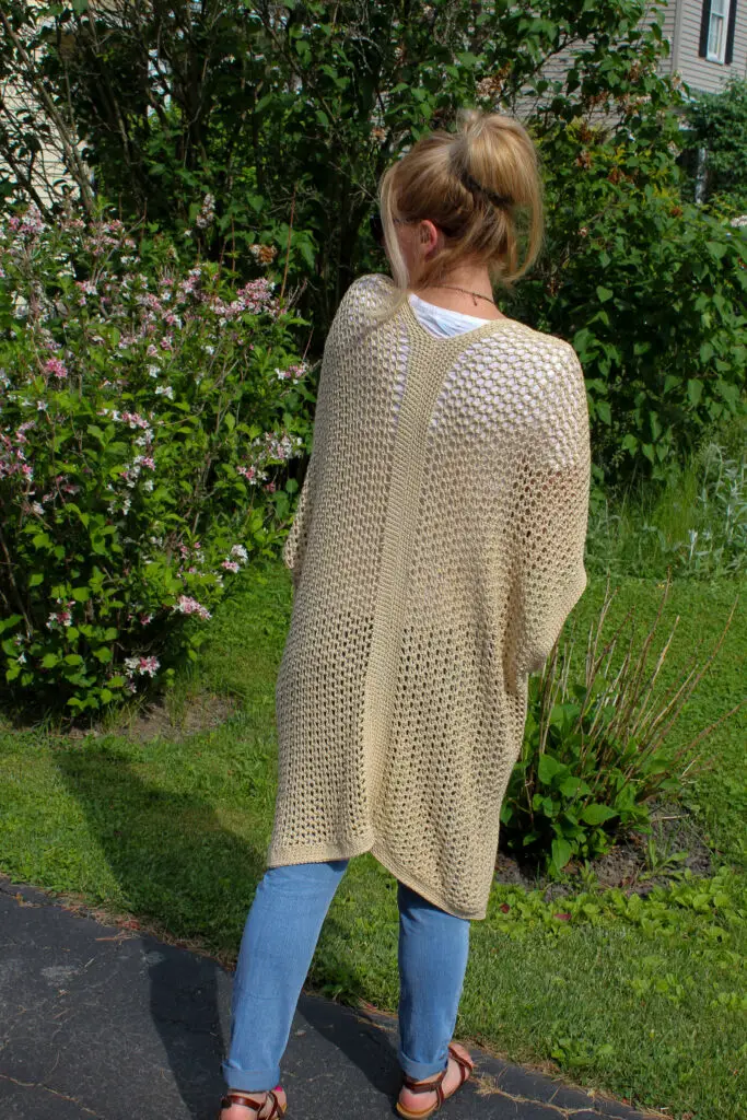 Magnolia Summer Cardigan Crochet Pattern - Free - The Knotted Nest